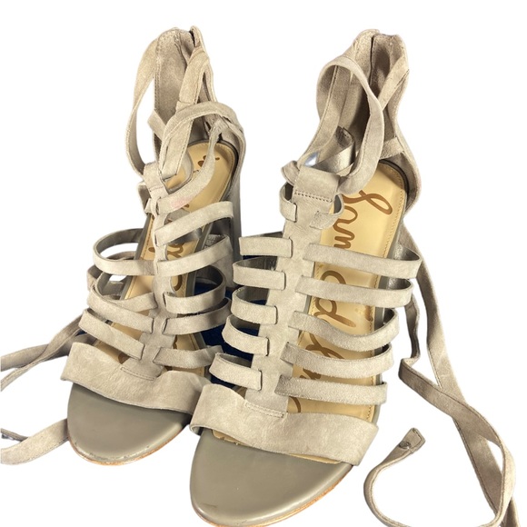 Sam Edelman | Shoes | Sam Edelman Chunky Heel Sandal Wankle Strap ...
